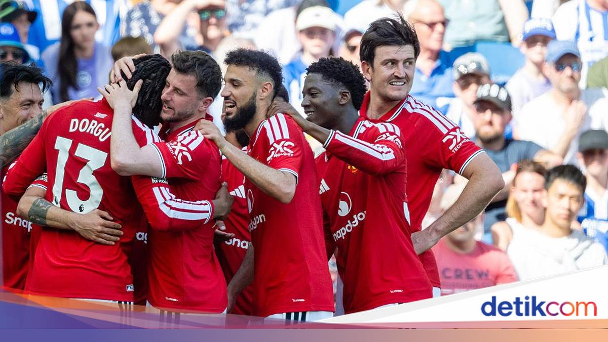 Brighton Vs MU: Setan Merah Menang 3-0, Bruno Ukir Rekor Assist