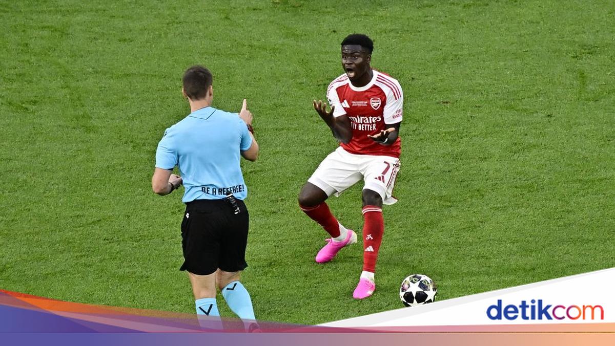 Horor Bukayo Saka di Final Liga Champions