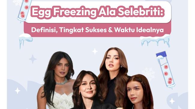 Egg Freezing Ala Selebriti: Definisi, Tingkat Sukses & Waktu Idealnya