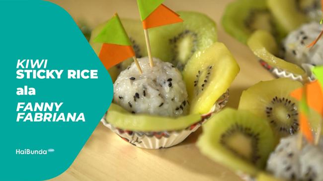 Resep Kiwi Sticky Rice, Camilan Sehat Pencegah Demam