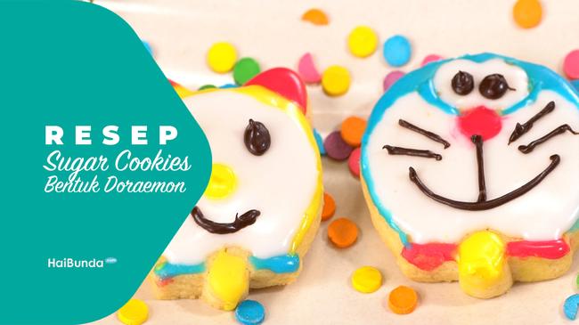 Resep Sugar Cookies Bentuk Doraemon