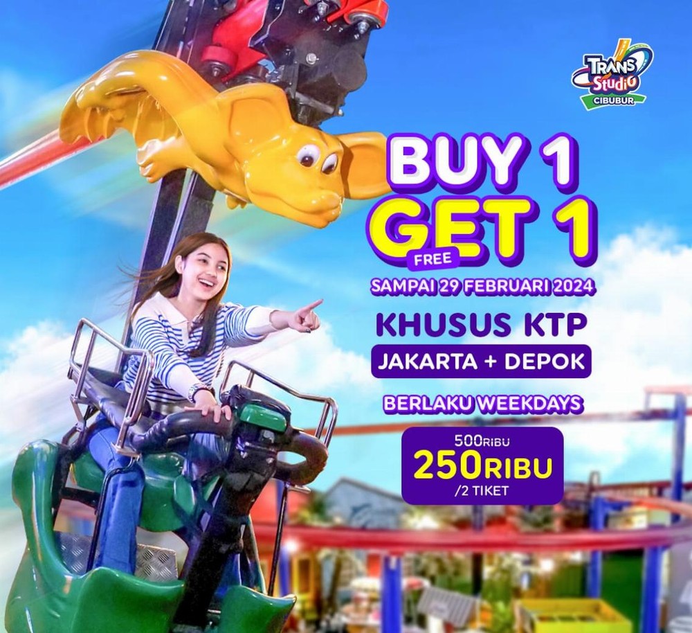 Informasi Terbaru Trans Studio Cibubur - Promo dan event terbaru!