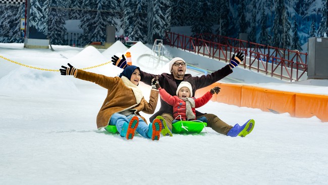 Rental - Double Snow Sledge | Trans Snow Bekasi