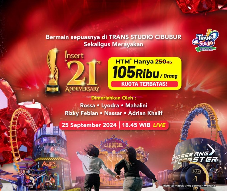 Promo - !nsert 21st Anniversary | Trans Studio Cibubur