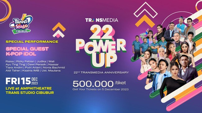 HUT Transmedia ke-22, Ada Keseruan Apa Saja di Trans Studio Cibub ...