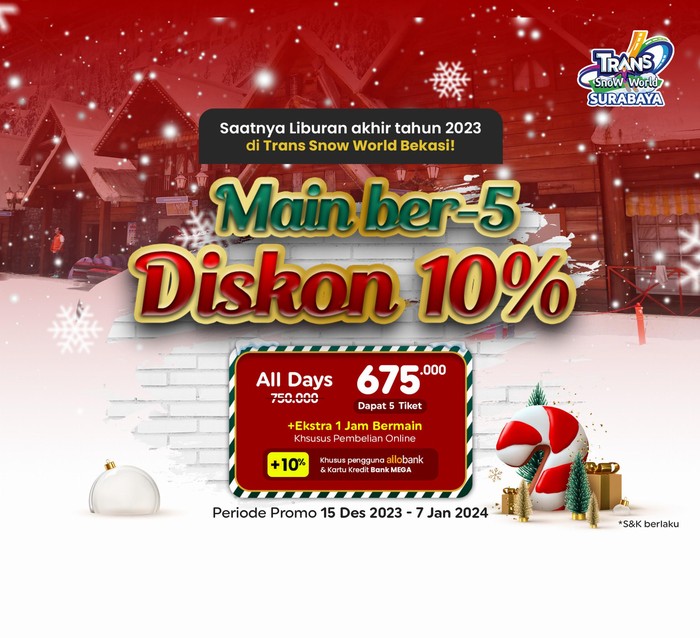 Trans Entertainment - Tiket Trans Studio dan Trans Snow World