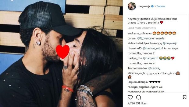 Pamer Foto Mesra, Neymar Balikan dengan Bruna Marquezine Pamer Foto Mesra, Neymar Balikan dengan Bruna Marquezine