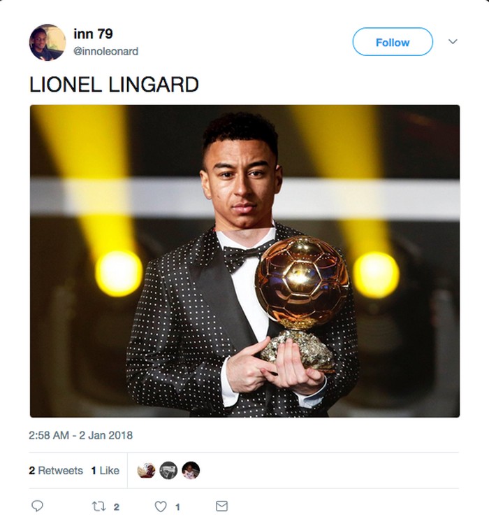 Meme Kocak Jesse Lingard: Nama di Jersey Messi, Diidolakan Mbappe