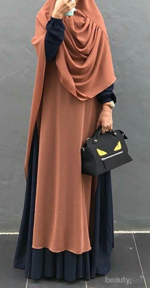 Tanpa Terlihat Kuno, Ini Dia Inspirasi Style Hijab Syar'i Kekinian yang ...