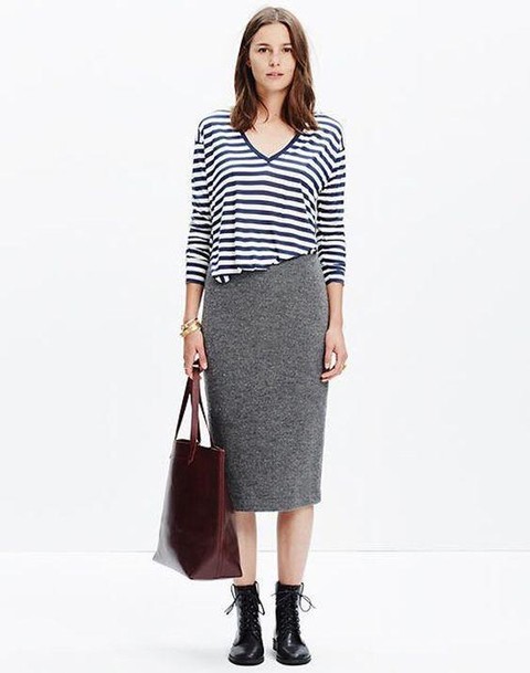 Rok Span untuk Kuliah? Ini Dia Tips Mix and Match Rok Span Casual yang ...