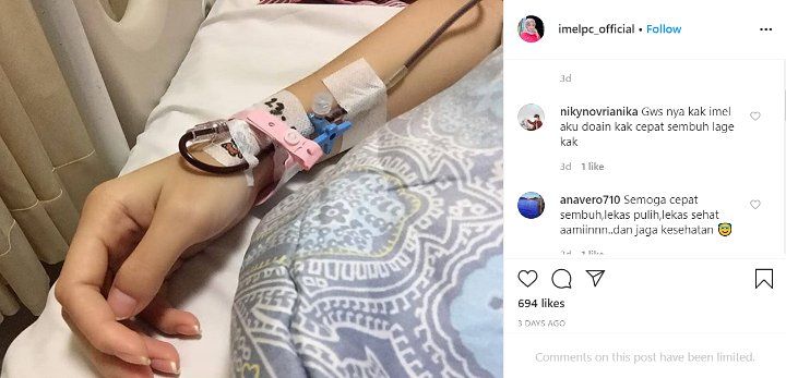 Eks Suami Nikahi Zaskia Gotik, Imel Putri Pasang Foto Diinfus Eks Suami Nikahi Zaskia Gotik, Imel Putri Pasang Foto Diinfus