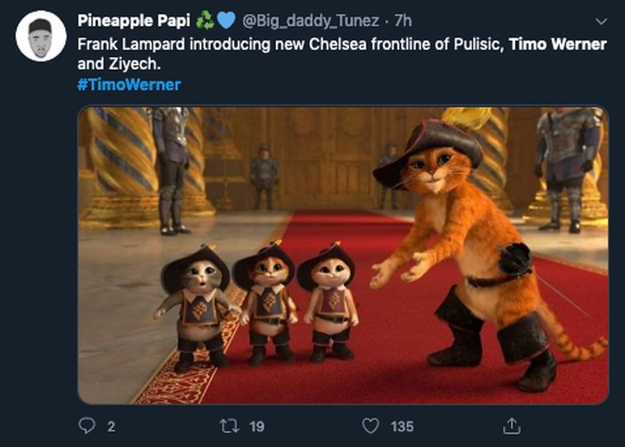 Meme-meme Kocak Chelsea Telikung Liverpool, soal Timo Werner