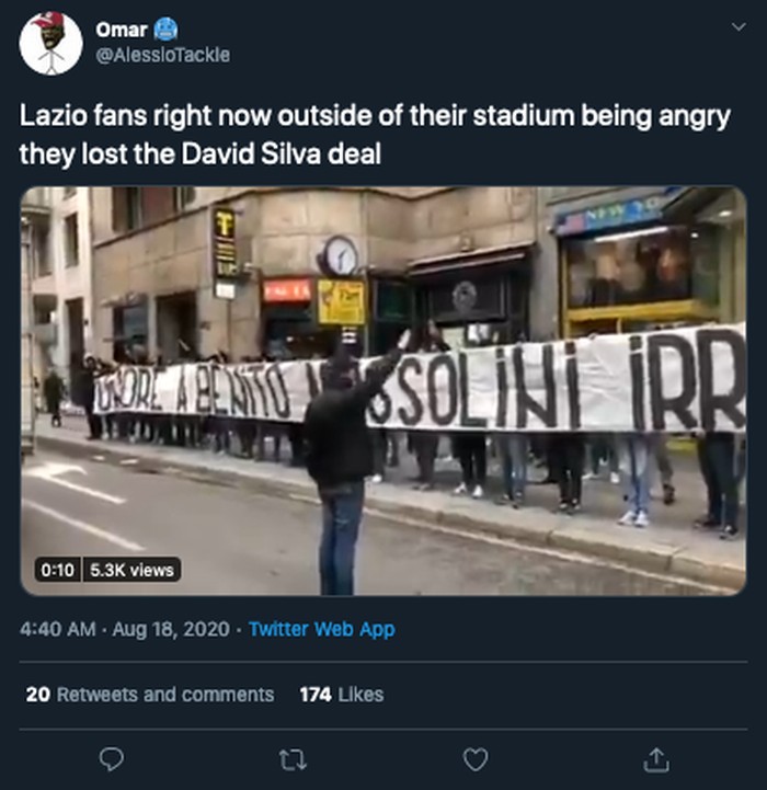 Meme Lazio Ditinggal David Silva Saat Lagi Ngarep-ngarepnya