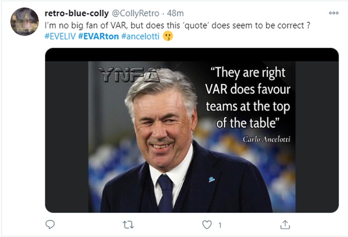 Meme VAR Gagalkan Kemenangan Liverpool di Derby Merseyside