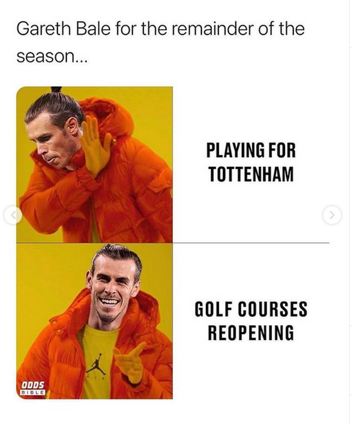 Meme Gareth Bale yang Jadikan Spurs Cuma Tempat Pelarian