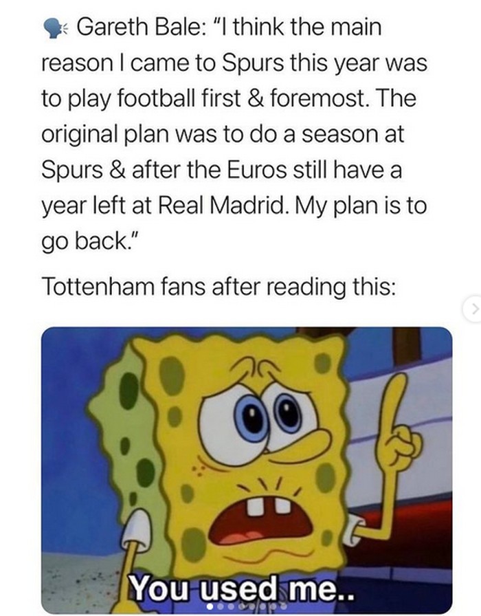 Meme Gareth Bale yang Jadikan Spurs Cuma Tempat Pelarian