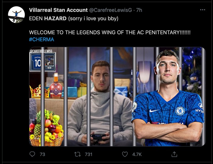 Eden Hazard Vs Chelsea: Bukannya Bersinar, Malah Jadi Meme