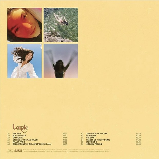 Lorde Umumkan Tanggal Rilis Album Solar Power dan Tracklist