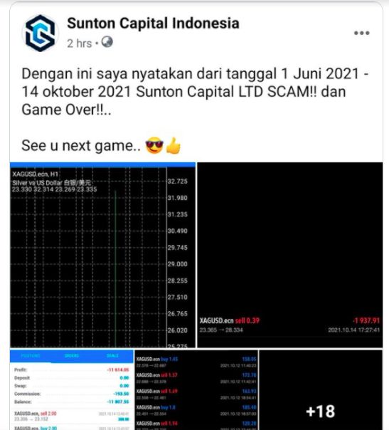 Viral! Sunton Capital Diduga Tipu Nasabah Forex, Waspada....