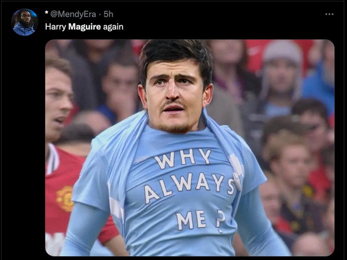 Banjir Meme Maguire, Dicap Gembosi MU Melulu