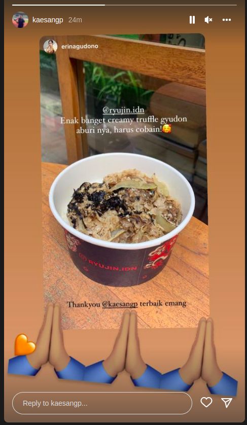 Puji Kiriman Makanan dari Kaesang, Erina Gudono Go Public? Puji Kiriman Makanan dari Kaesang, Erina Gudono Go Public?