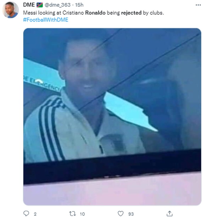 Meme Kocak Ronaldo Ditolak di Mana-mana