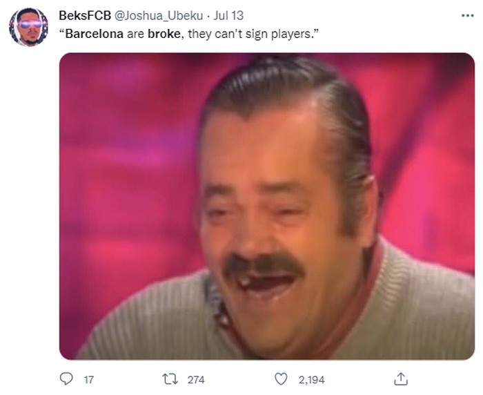 Meme Barcelona Foya-foya di Tengah Isu Bangkrut