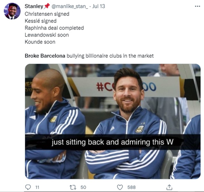 Meme Barcelona Foya-foya di Tengah Isu Bangkrut
