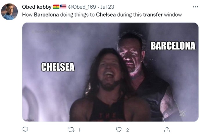 Meme Lucu Chelsea Kena Tikung Barcelona di Bursa Transfer