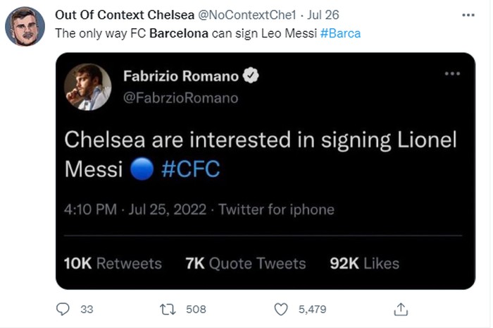 Meme Lucu Chelsea Kena Tikung Barcelona di Bursa Transfer