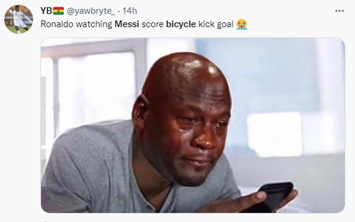 Meme Gol Salto Messi, Ada Bawa-bawa Ronaldo dan Sepeda!