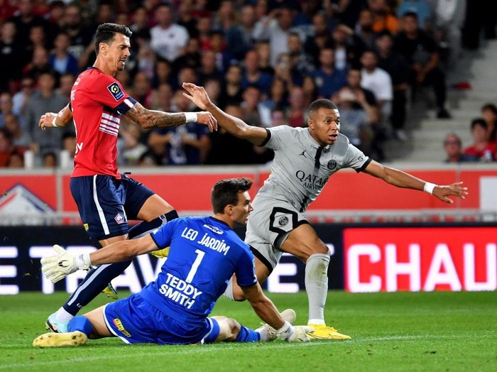 Momen Hujan Gol di Laga Lille Vs PSG: Mbappe dkk Berpesta