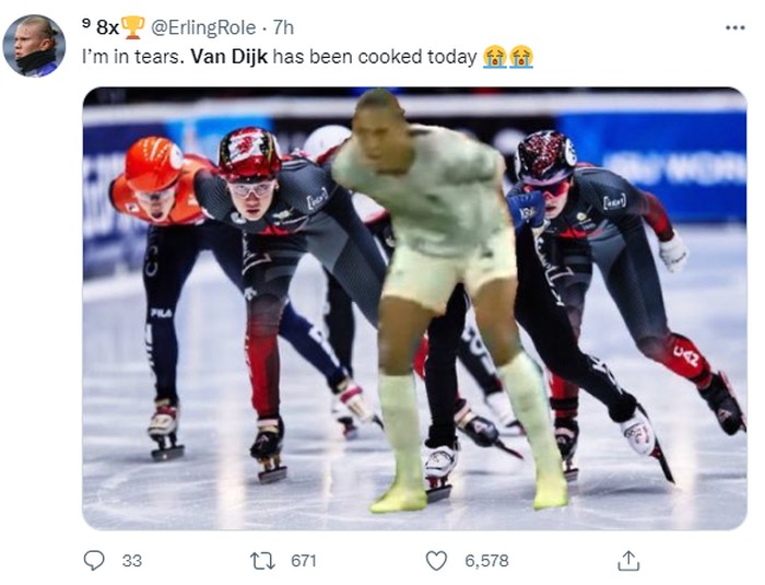 Liverpool Takluk dari MU, Van Dijk Kebanjiran Meme