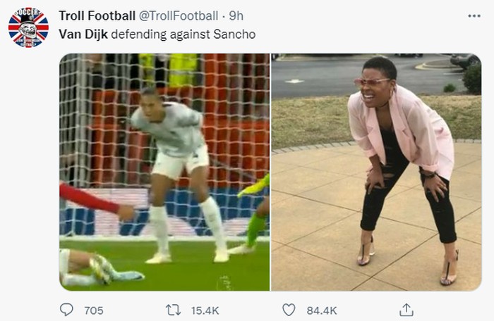 Liverpool Takluk dari MU, Van Dijk Kebanjiran Meme