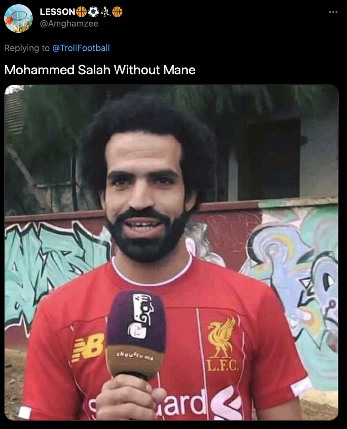 Meme-meme Ledek Salah, Dibilang Tidur Saat Liverpool Pesta Gol