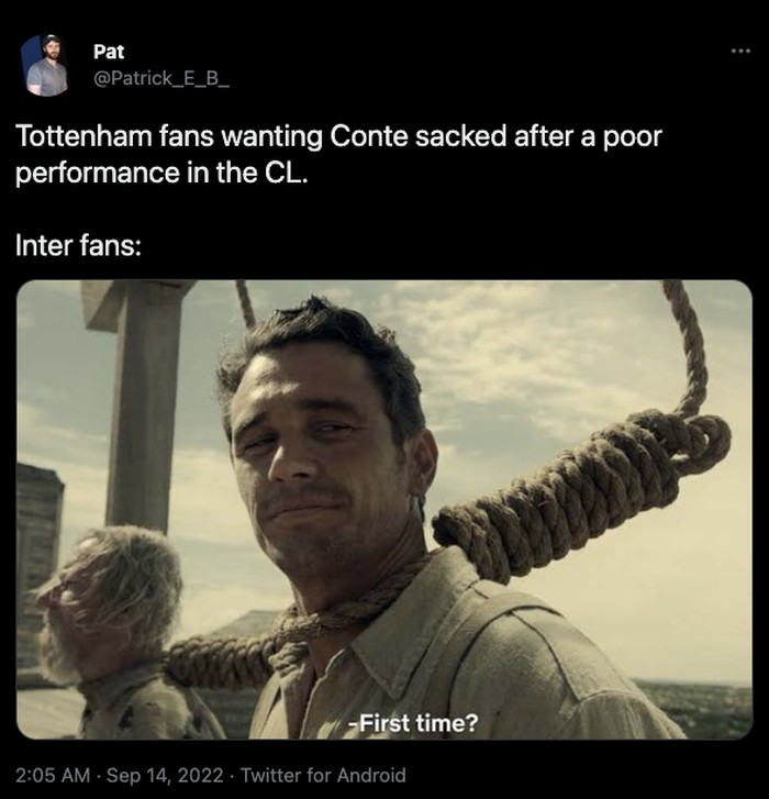 Ragam Meme Ledek Conte, di Liga Champions Masih Tak Oke