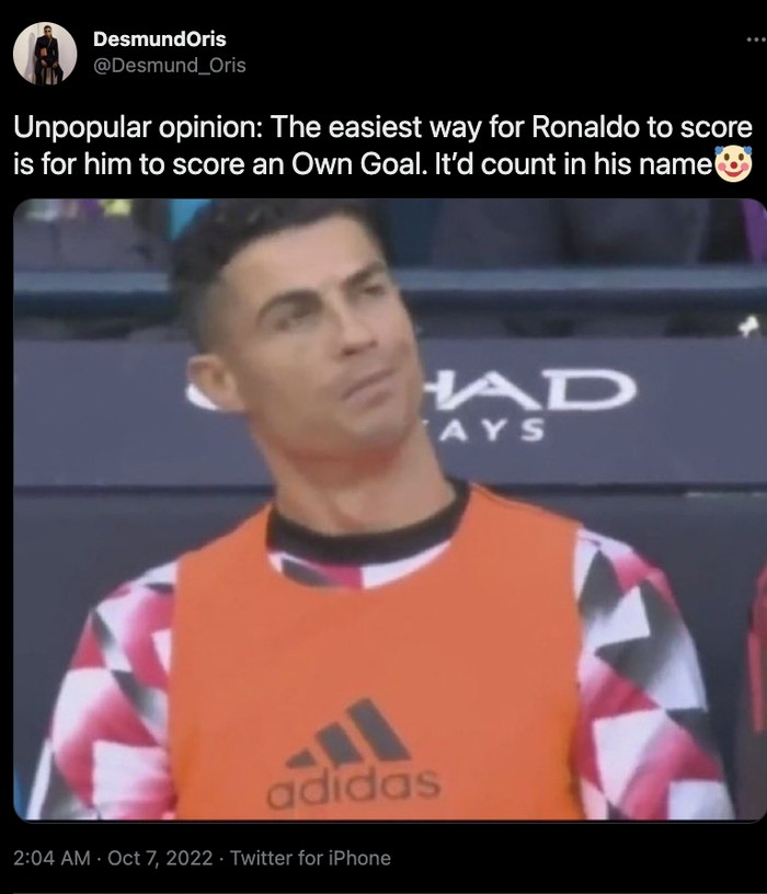 Ronaldo Gagal Cetak Gol Dari Depan Gawang Kena Ledek Meme Deh