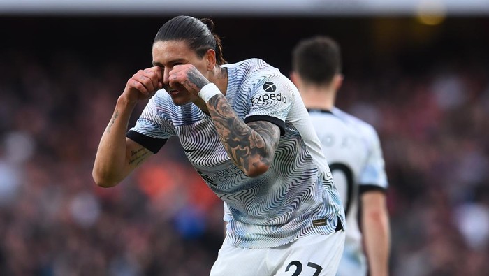 Selebrasi Nangis Darwin Nunez