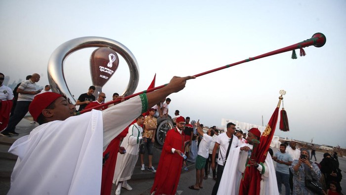 Potret Jam Besar Hitung Mundur Menuju Piala Dunia 2022 Qatar