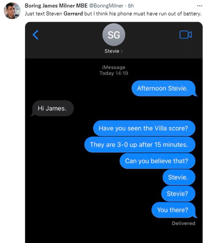 Meme Steven Gerrard Kaget Aston Villa Bisa Pesta Gol