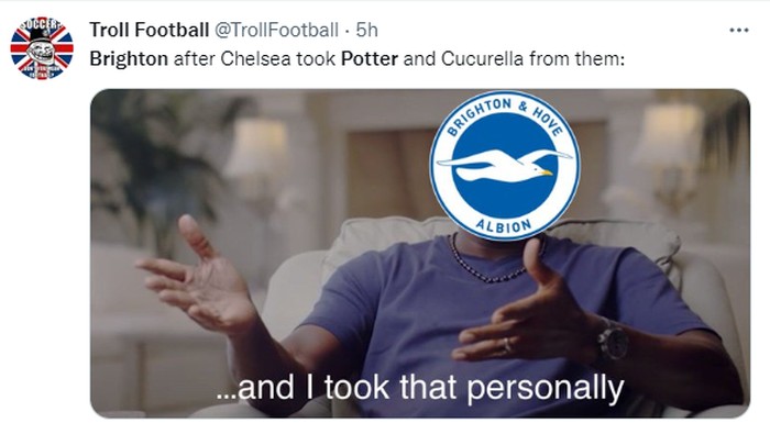 Meme Graham Potter Kena 'Sihir' Mantan