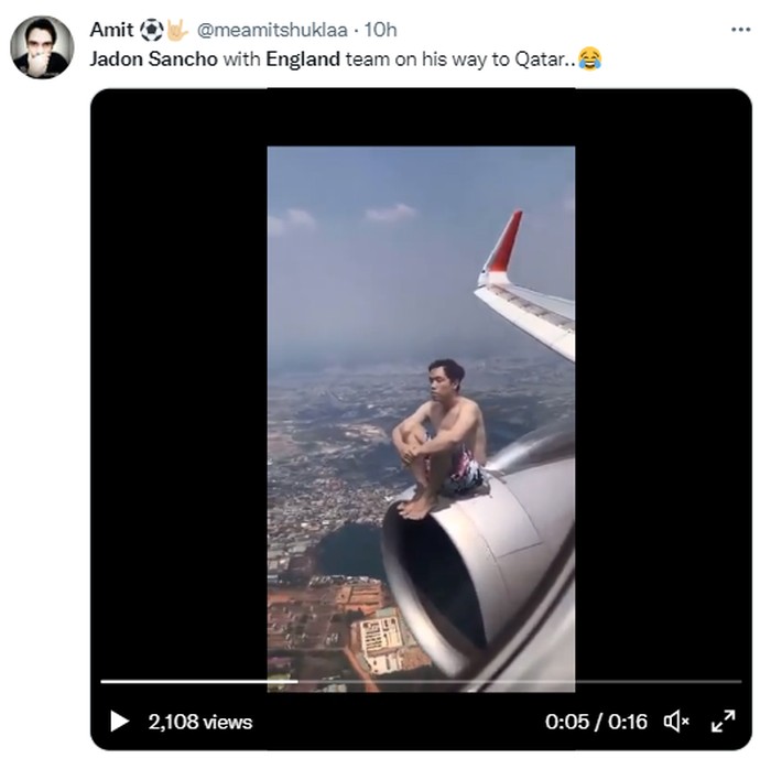 Meme Kocak Jadon Sancho Gak Jadi Berangkat ke Piala Dunia 2022