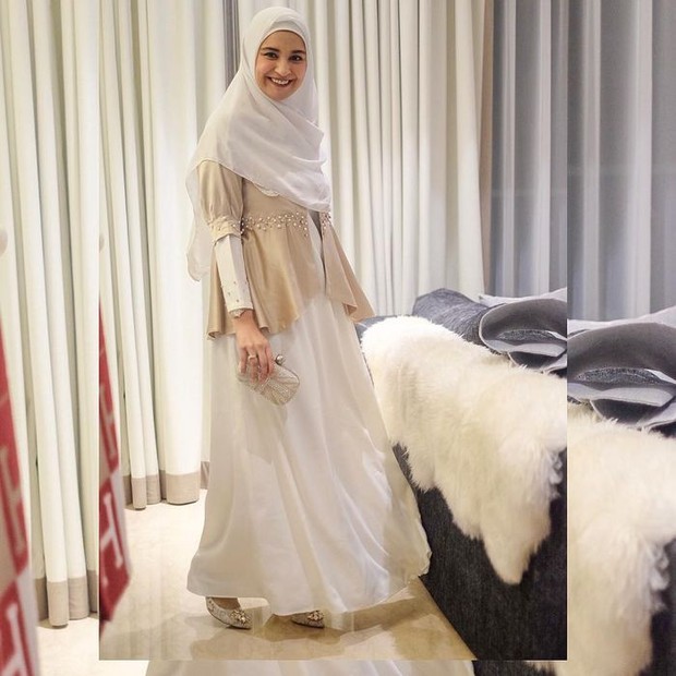 Inspirasi Gaya Busana Kondangan Hijab ala Shireen Sungkar, Tetap Anggun Tanpa Terlihat Monoton!