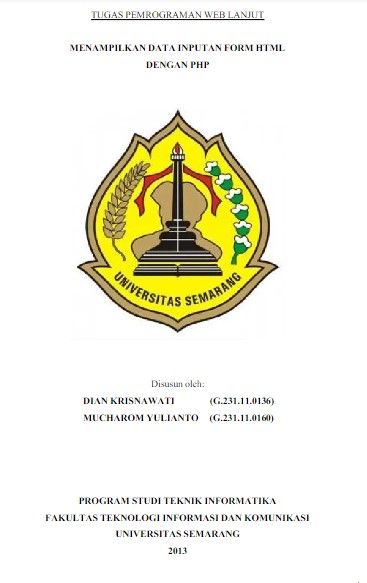 13+ Contoh Cover Makalah untuk Kelompok dan Individu