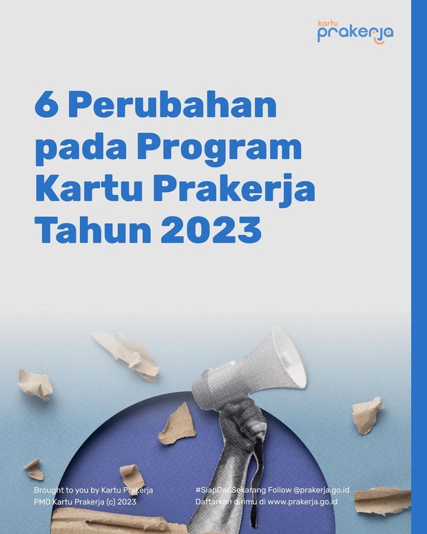 Ada yang Beda, 6 Perubahan pada Program Kartu Prakerja 2023 Ini Perlu ...