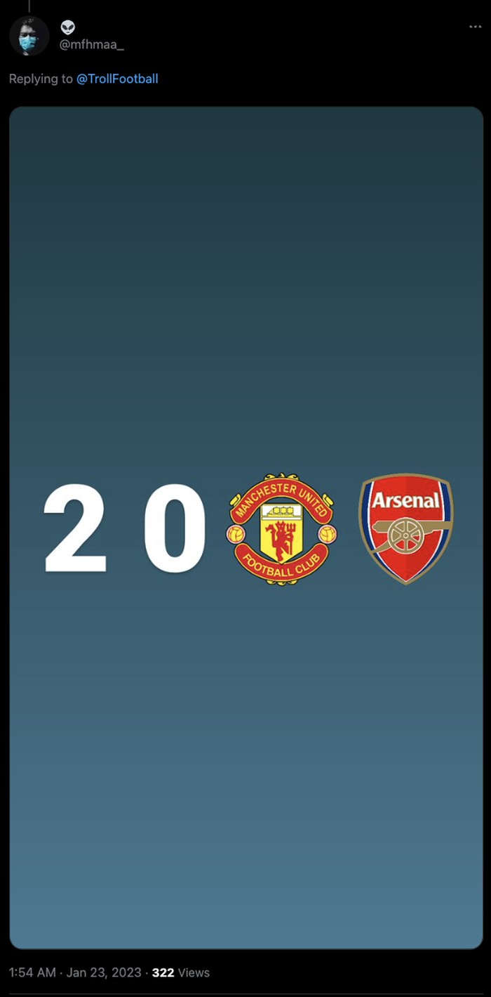 Meme Arsenal Libas MU: Nyaman di Pucuk, Nketiah kayak Henry!