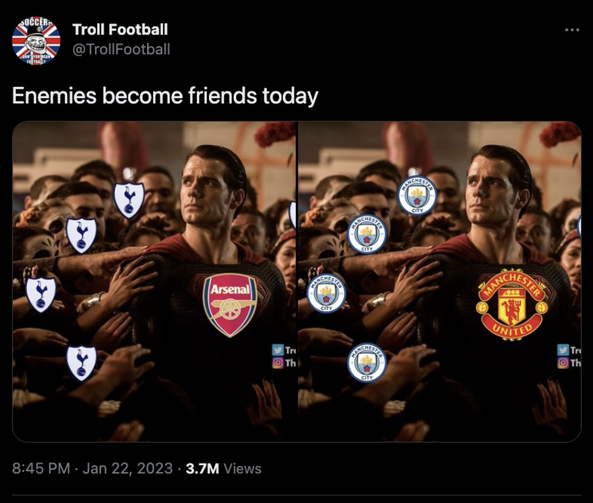 Man U Arsenal Memes