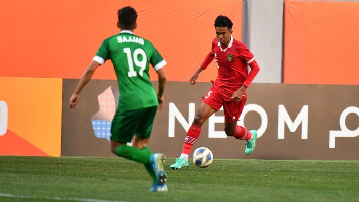 10 Pemain Irak Kalahkan Timnas Indonesia U-20 2-0