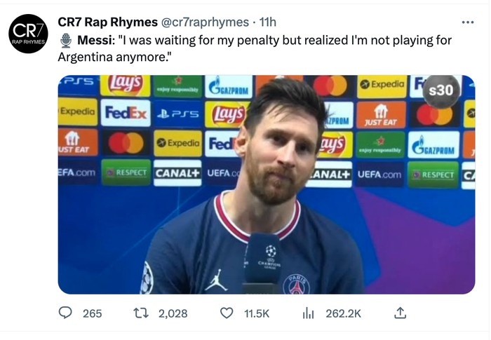 Meme: Lionel Messi Lenyap saat PSG Ditendang Bayern