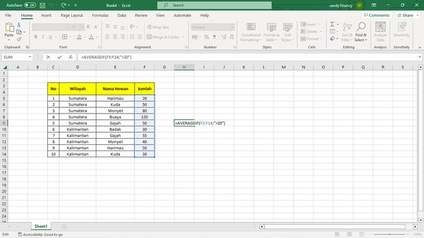 3 Cara Menghitung Rata-rata di Excel dengan Mudah